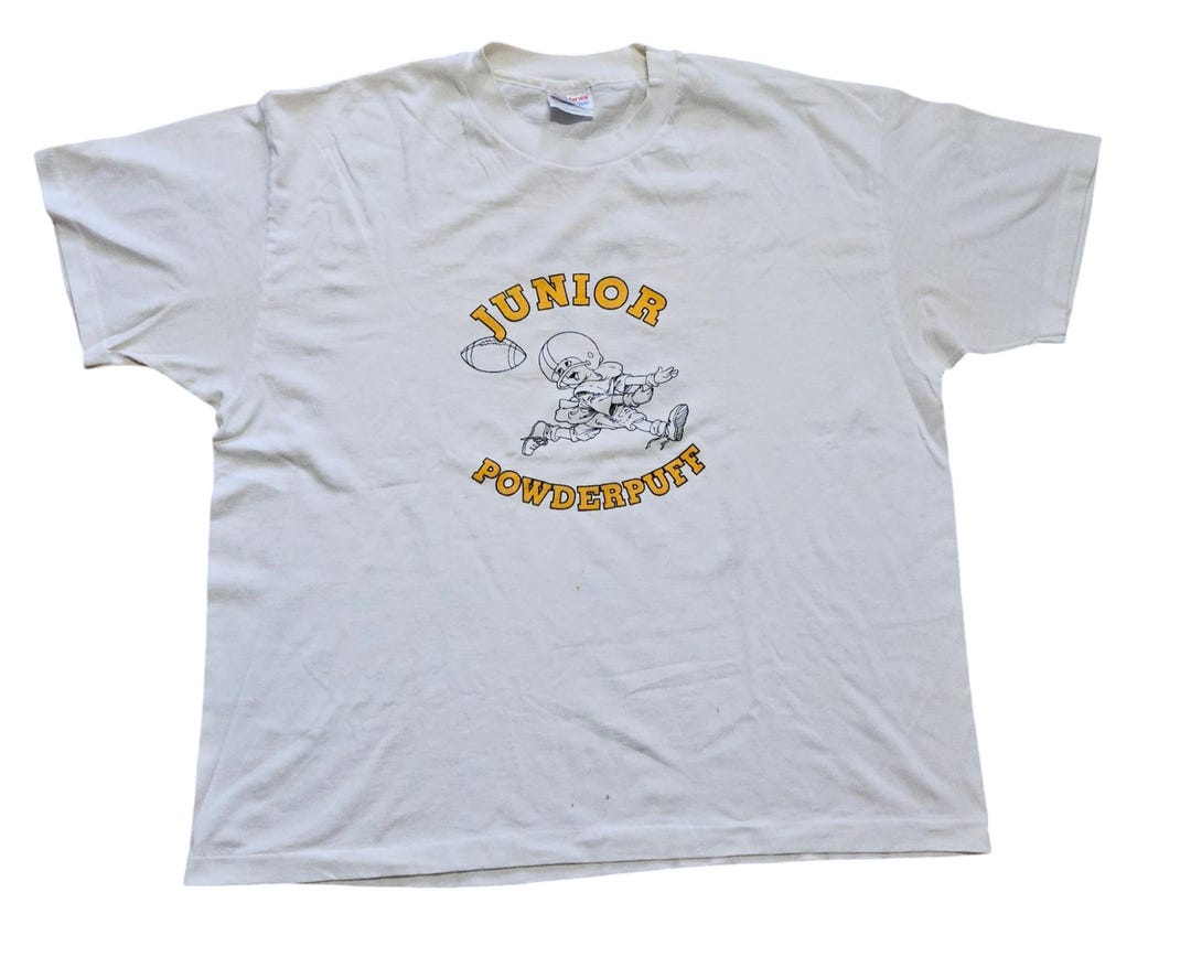 1997 Junior Powderpuff Football Men's XL Touched by Time Vintage T ...