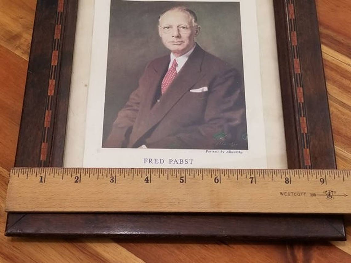 Impossible to Find Antique Fred Pabst Jr. Portraits. Appears - Etsy