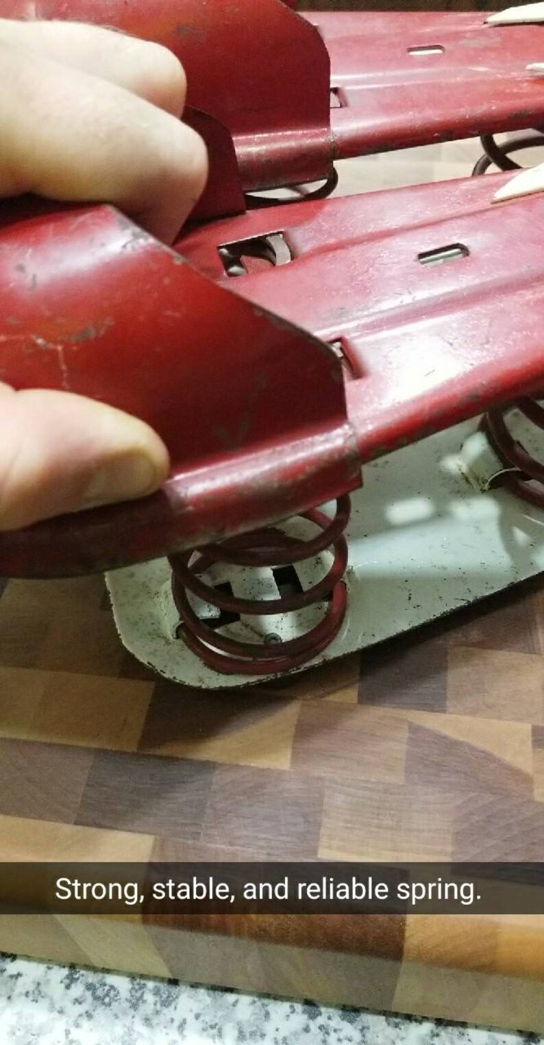 Vintage Well Made Adjustable Metal Pogo Shoes. Hilarious and Eclectic ...