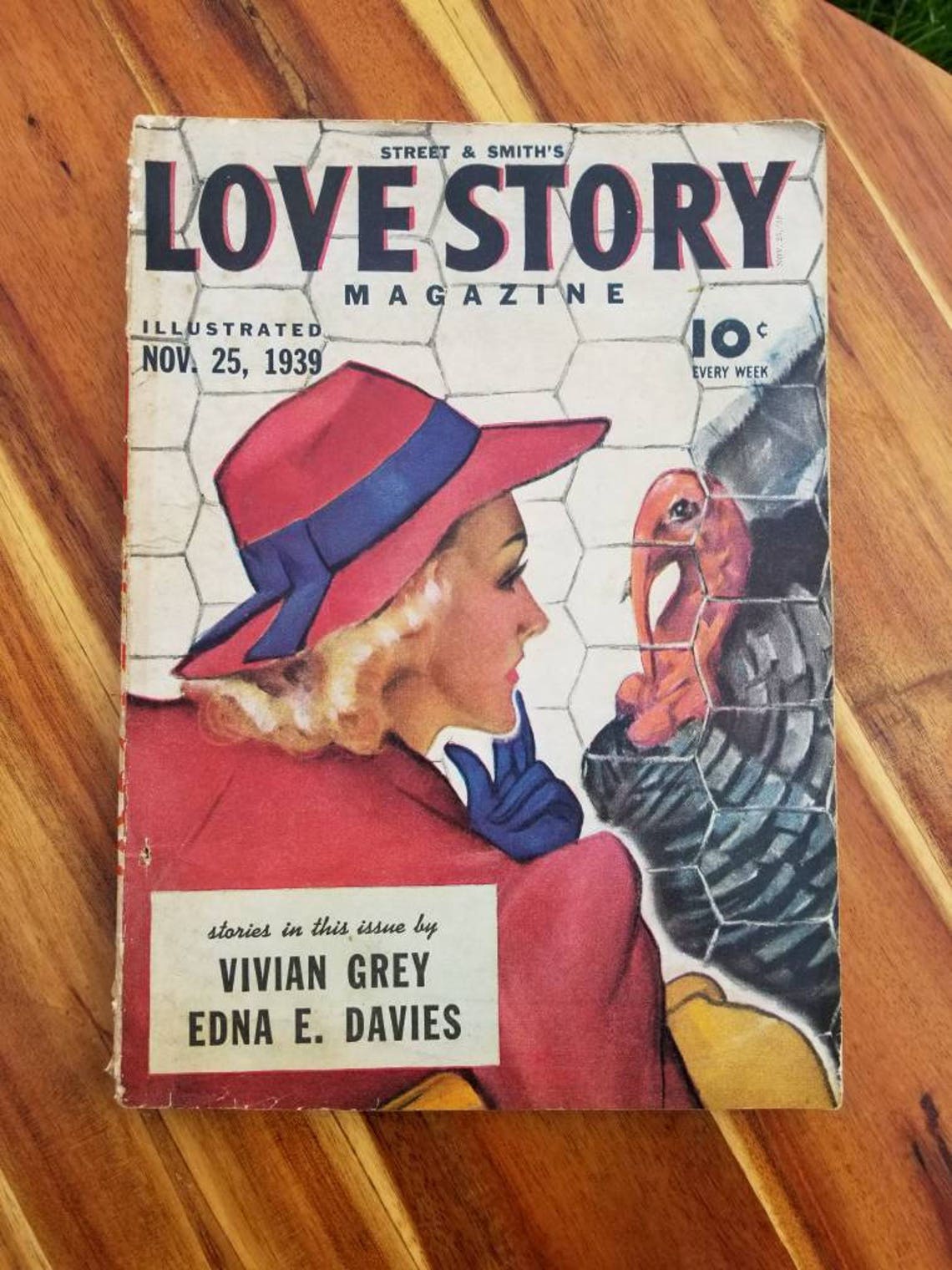 Nov. 25 1939. Love Story Magazine. Stories by Vivian Grey and - Etsy