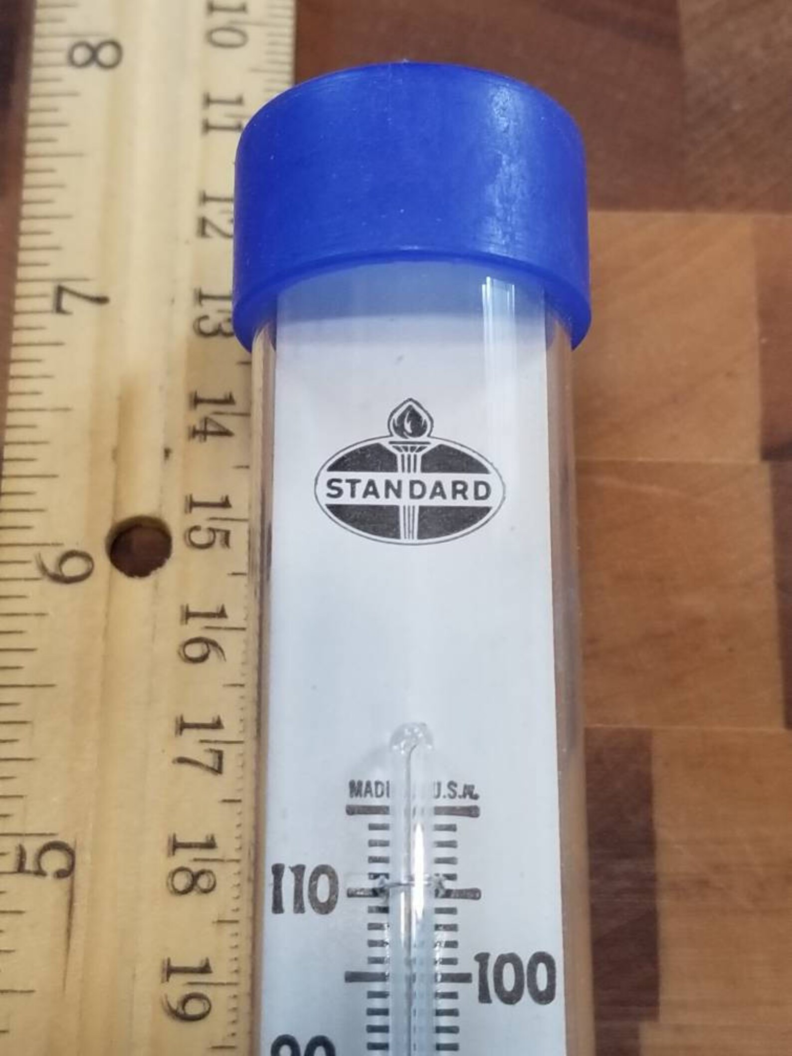 Standard Oil Advertising Thermometer. Hippity Oil History. Collectible ...