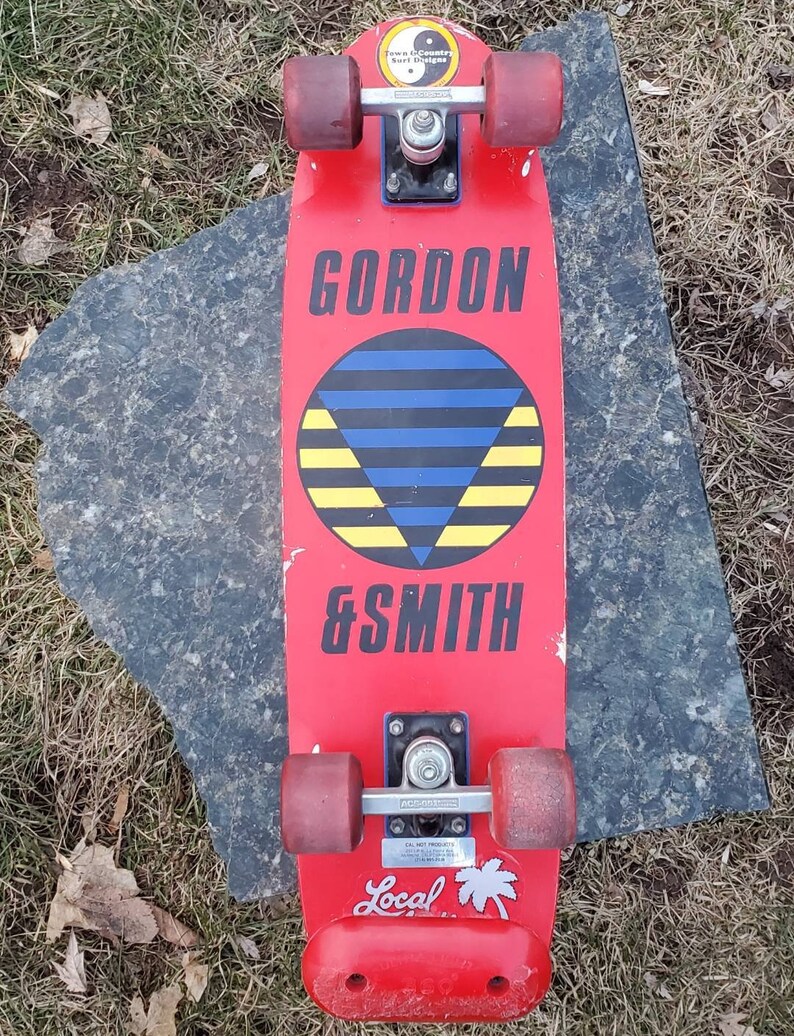 Unique Vintage 1970's Gordon & Smith Skateboard. Produced - Etsy