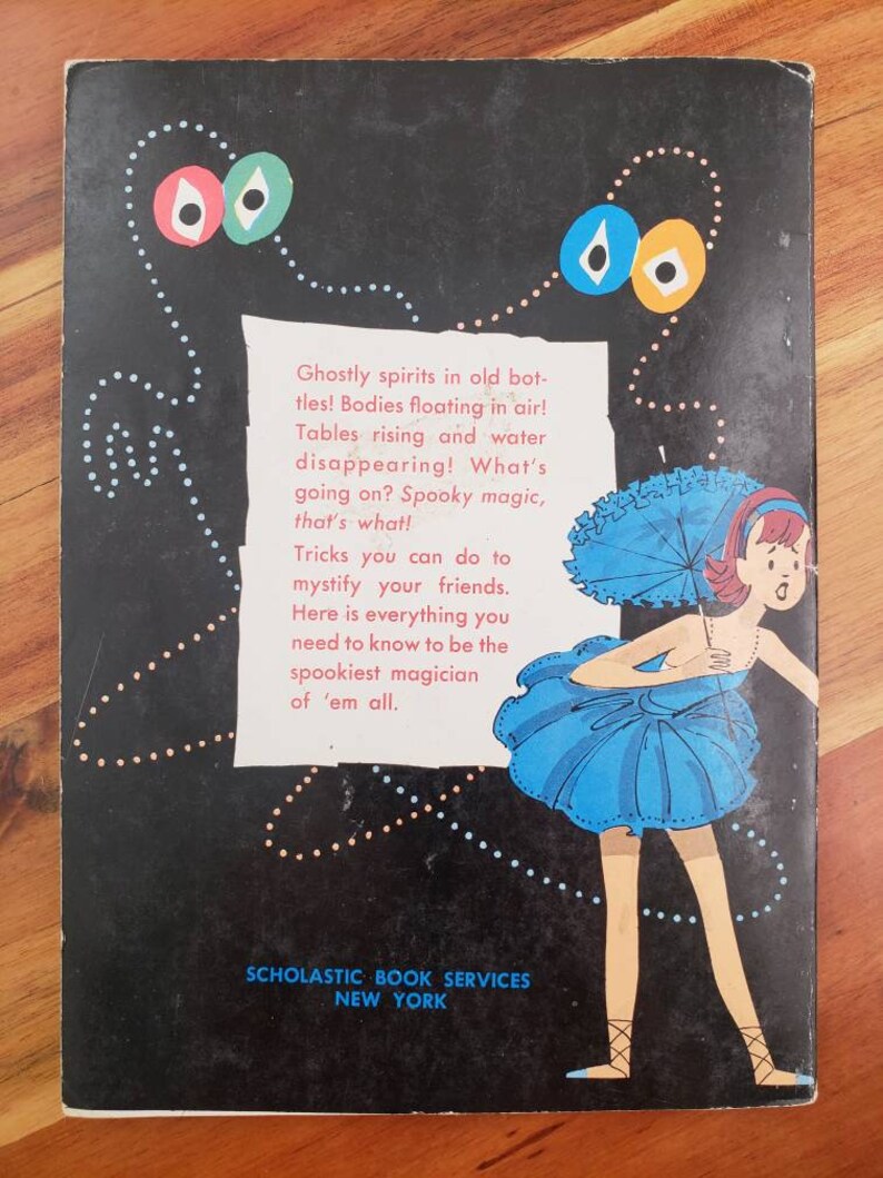 Vintage Tutorial Book on Spooky Magic Tricks 9th Printing in | Etsy