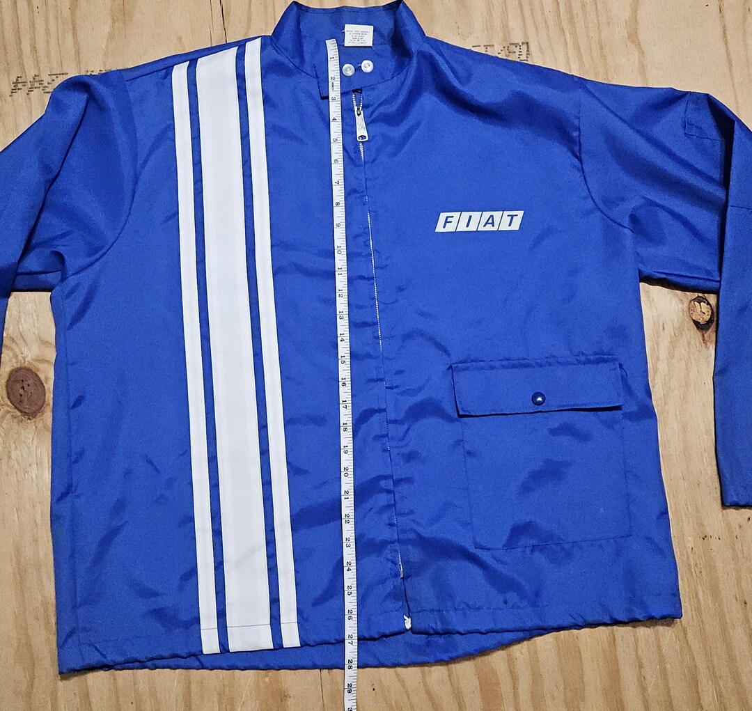 1980s Men's XL Vintage 'fiat' Light Racing Jacket - Etsy