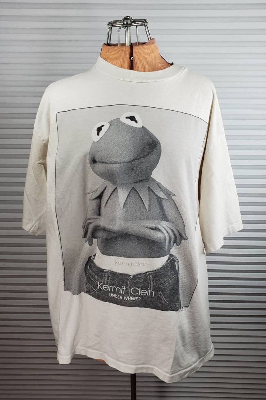 Kermit Clein 'under Where' XL T-shirt. Single Stitch. Manufactured Pre ...