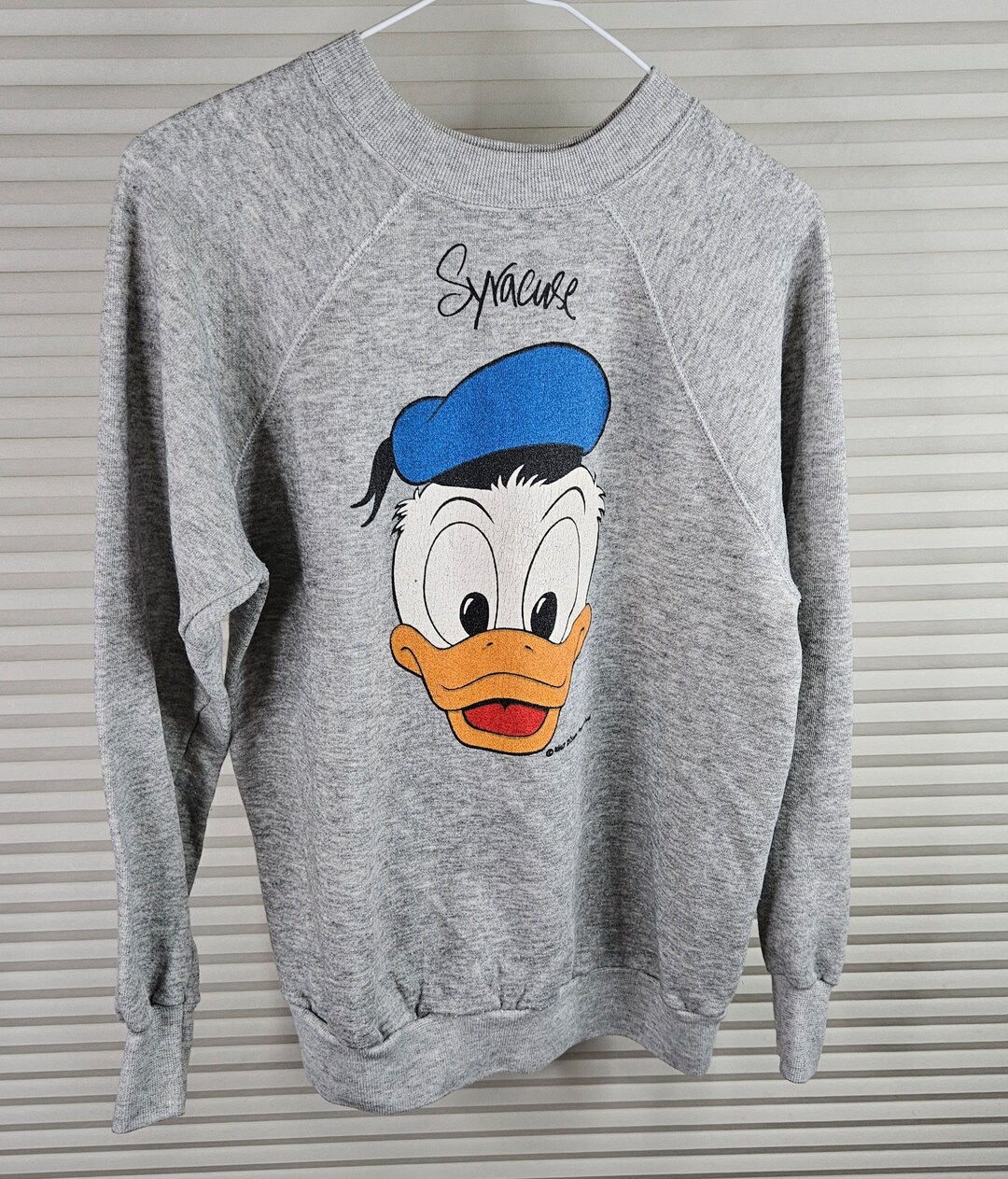 Disney 1970's Men's Large Donald Duck Syracuse New York State Crewneck ...