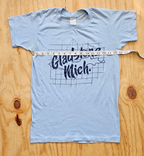 1970s Men's Small Gladstone Michigan Thin Touched by … - Gem