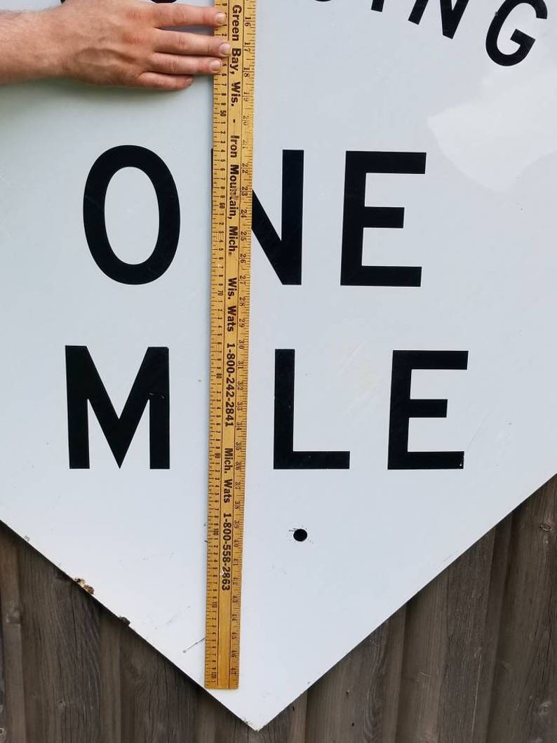 Vintage Rare R.R. Railroad Sign. Scarce Sign. Perfect for | Etsy