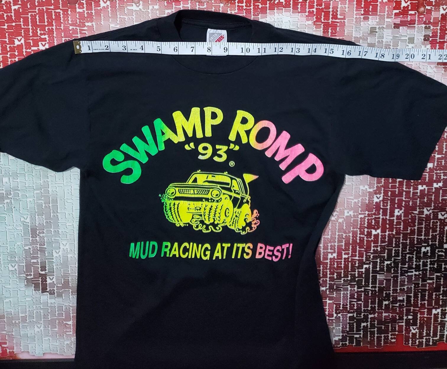 1993 Swamp Romp. SMALL. Mud Racing at Its Best! Jerzee Tag. Comfortable ...