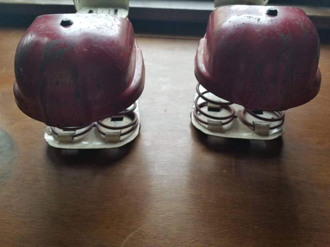 Vintage Well Made Adjustable Metal Pogo Shoes. Hilarious and Eclectic ...