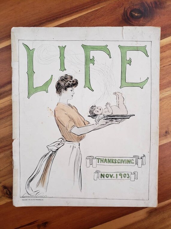 RARE Once in A Lifetime November 1903 LIFE Magazine | Etsy