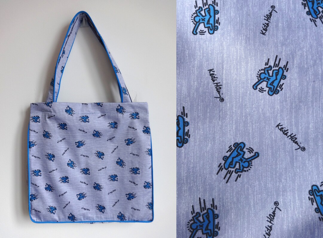 Keith Haring Printed Tote Bag Reusable Shopper Bag - Etsy