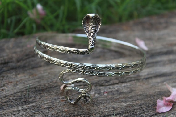 Cobra Armlet Tribal Armlet Adjustable Serpent Armlet Snake | Etsy
