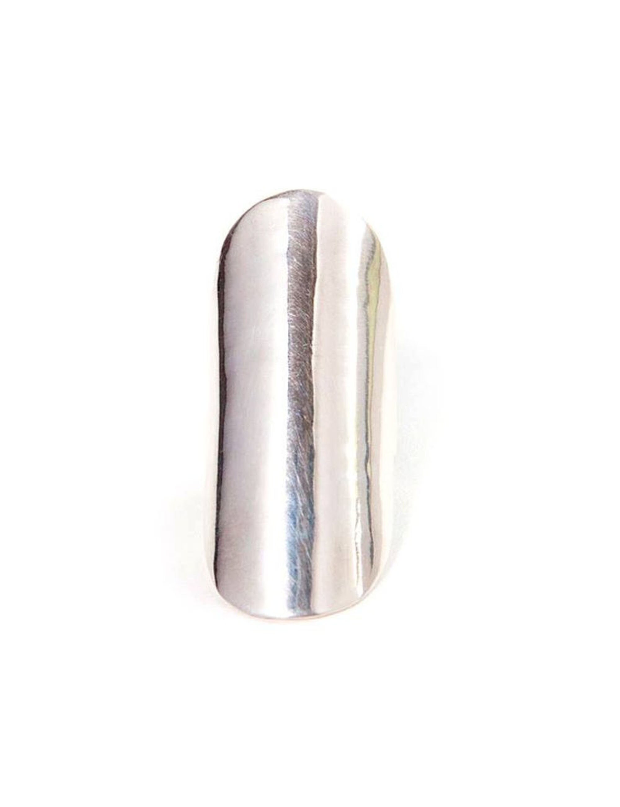 Armor Ring Sterling Silver Ring Long Ring Shield Ring Full | Etsy