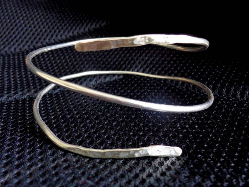 Arm Cuff, Armlet, Silver Upper Arm Cuff, Silver Armlet, Armband ...