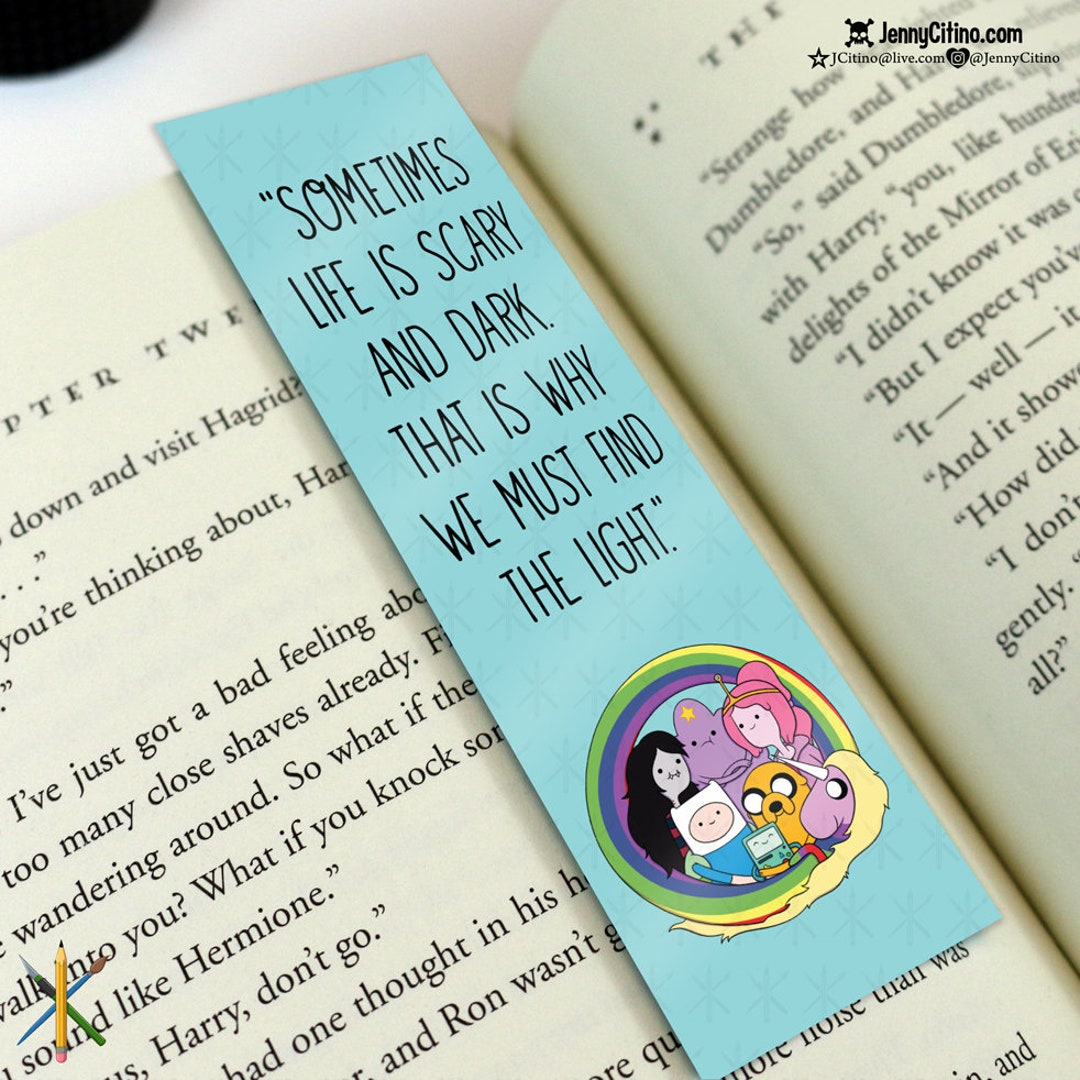 Adventure Time Inspired Bookmark. Illustration, Journal, Adventure Time ...