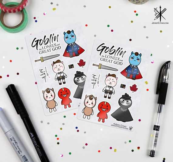 MINI SET Goblin the Lonely and Great God Inspired Sticker - Etsy