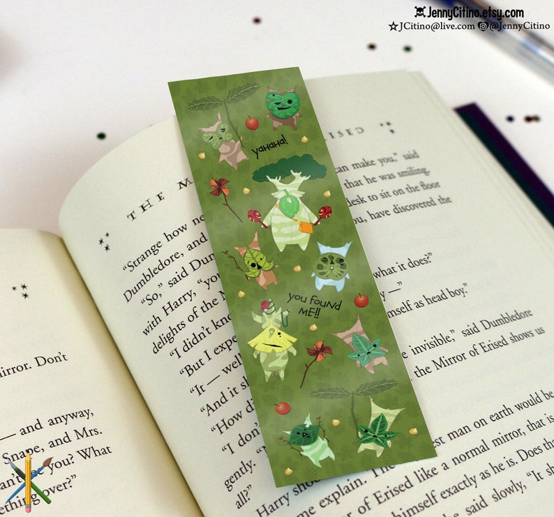 Korok Legend of Zelda Breath of the Wild Bookmark. - Etsy