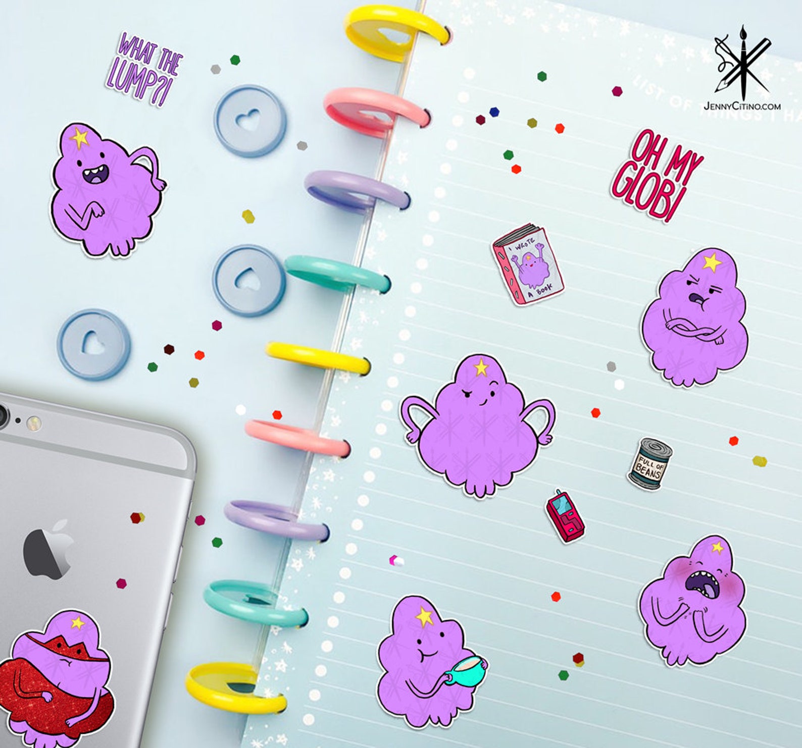 MINI SET Lumpy Space Princess Inspired Sticker Sheet. | Etsy