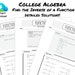 College Algebra Mixture Problems Worksheets With Detailed Solutions ...