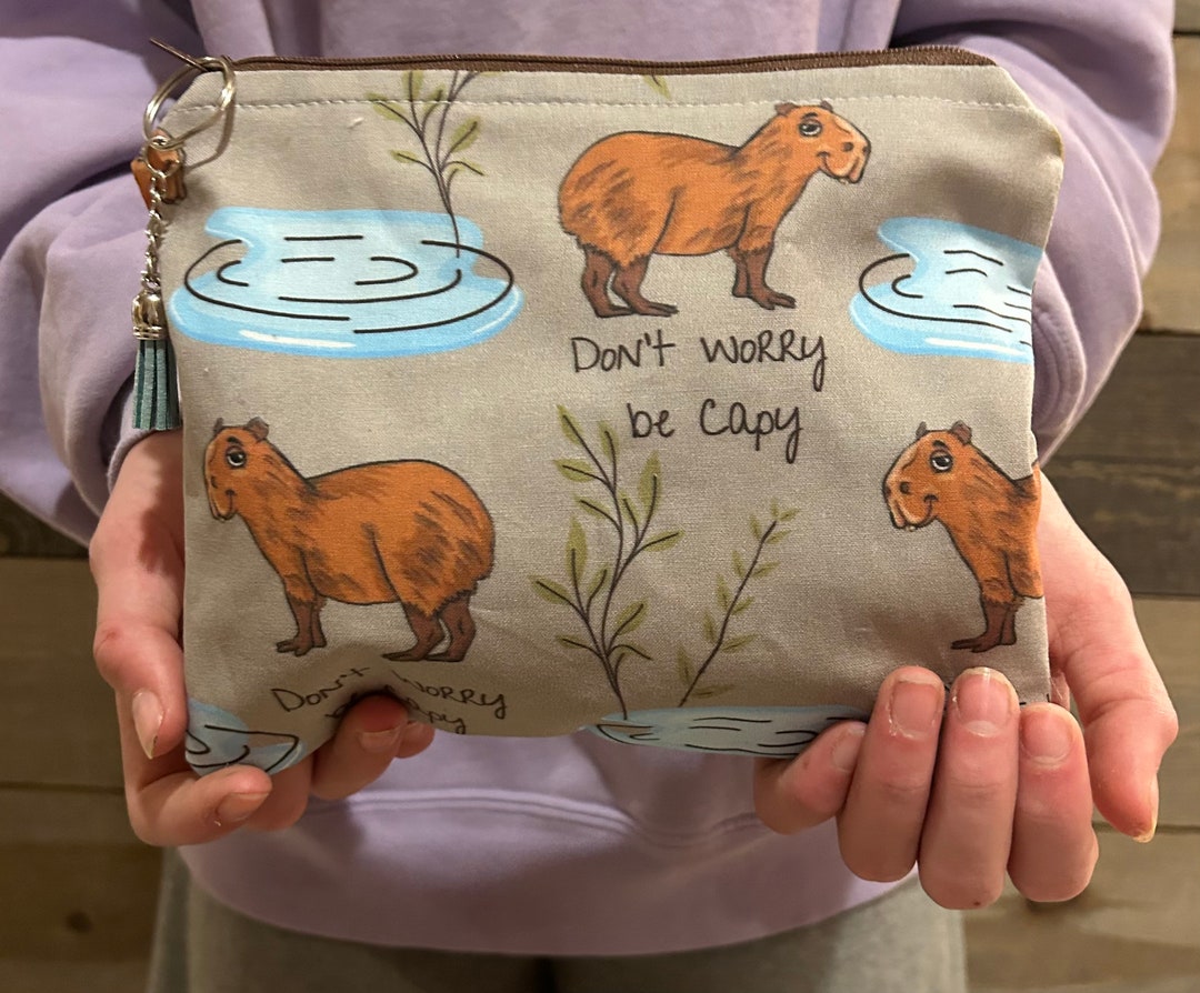 Capybara, Capybaras, Capybara Zipper Case, Pencil Case - Etsy