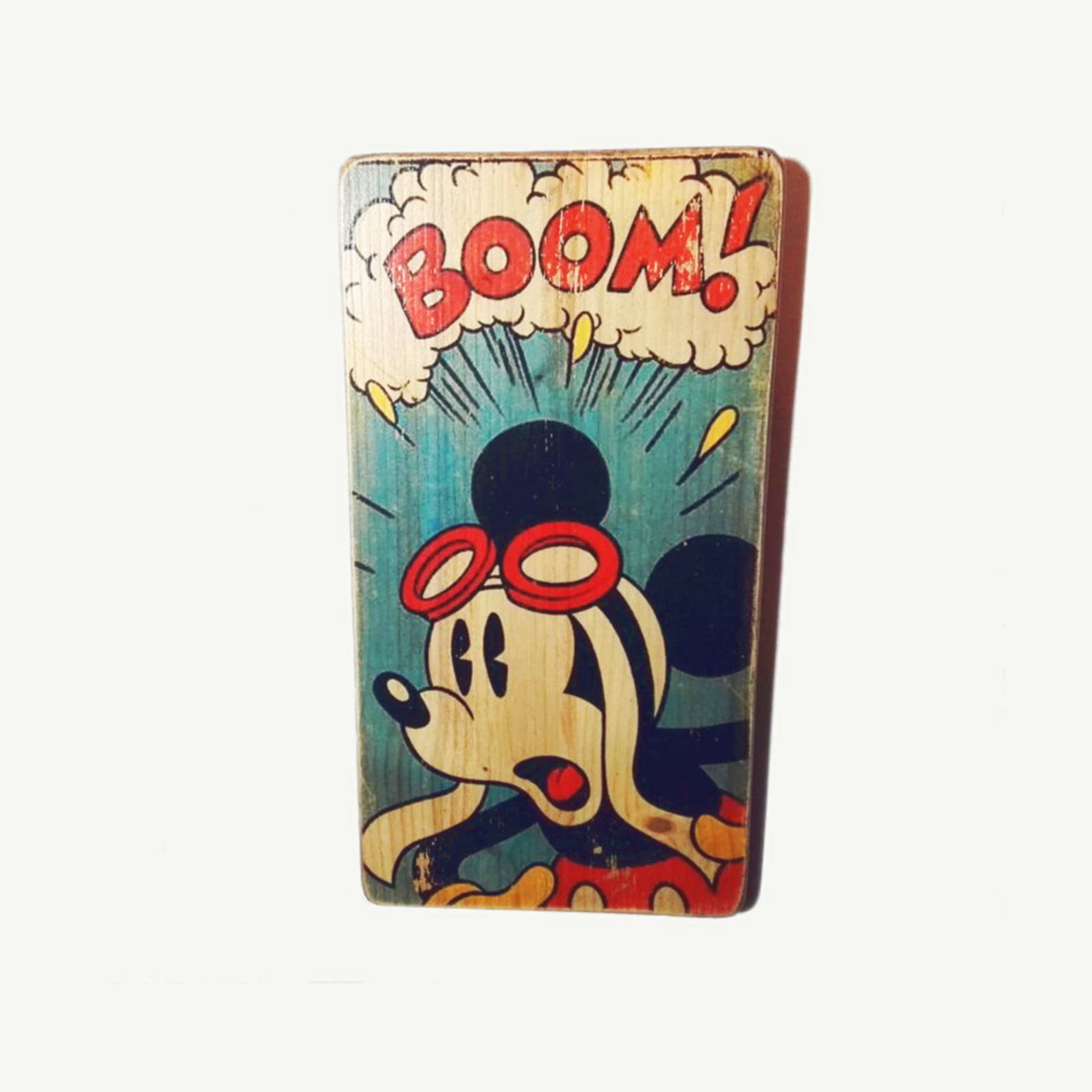 Mickey Mouse Print Boom Comic Book Vintage Gift for Kids Gift for Men ...