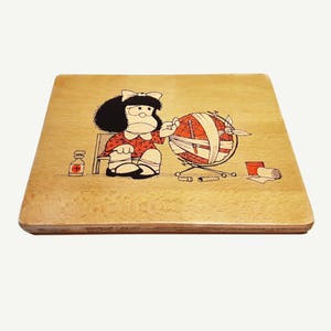Mafalda print cartoon poster comic book gift Quino | Etsy