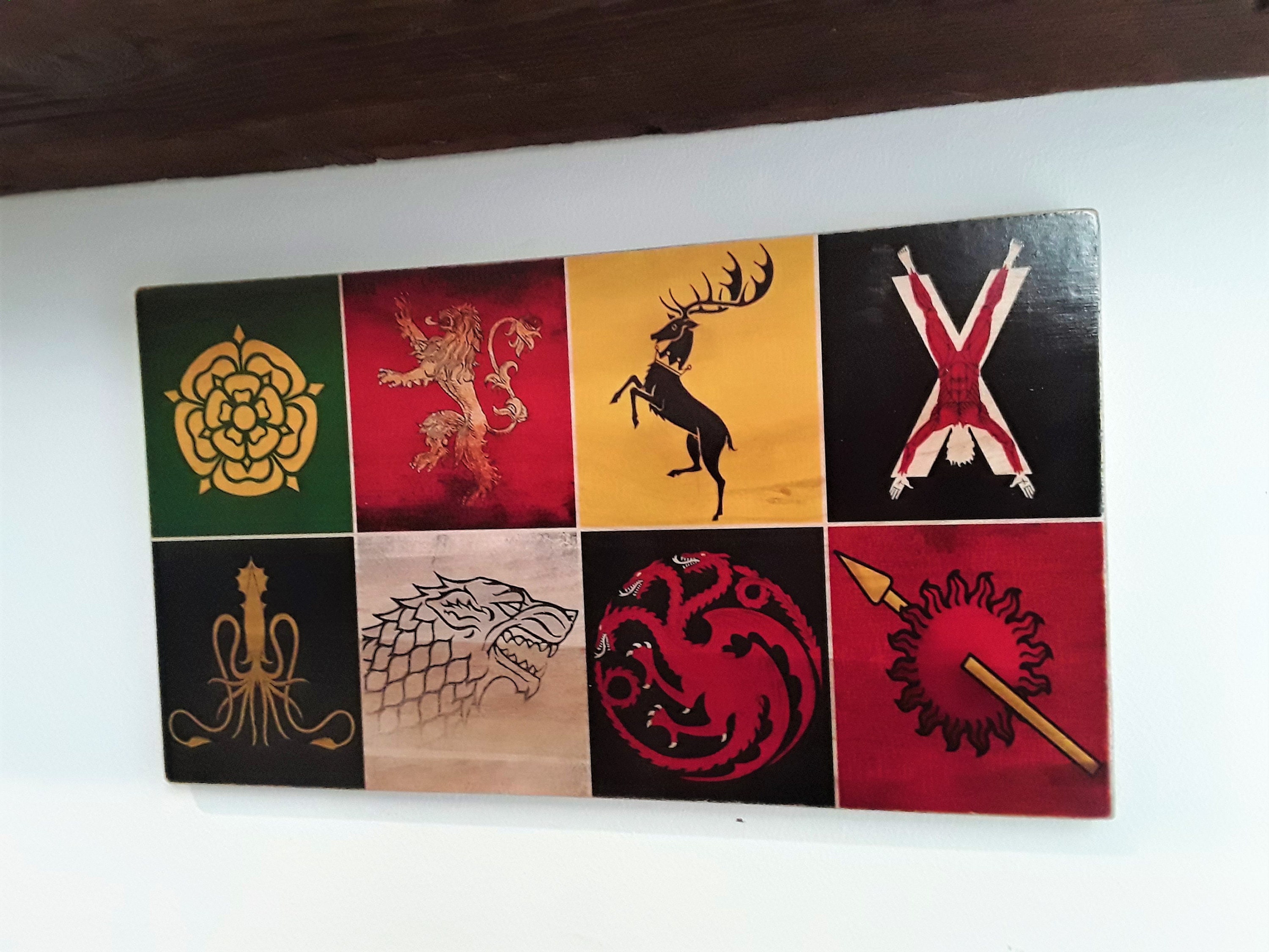 Game of Thrones Print House Sigils Poster Gift - Etsy