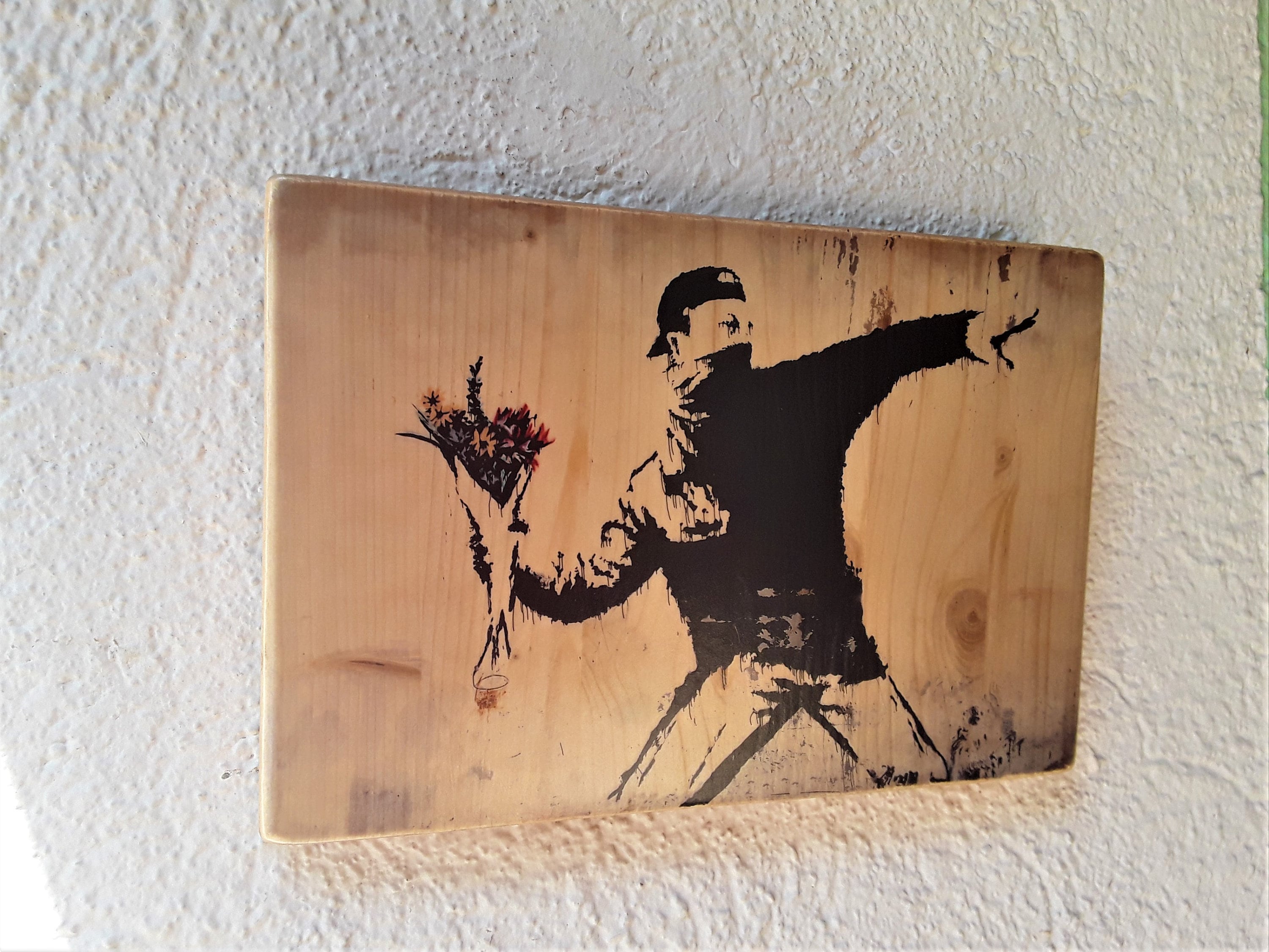 Banksy Print Gift Flower Thrower Street Art - Etsy