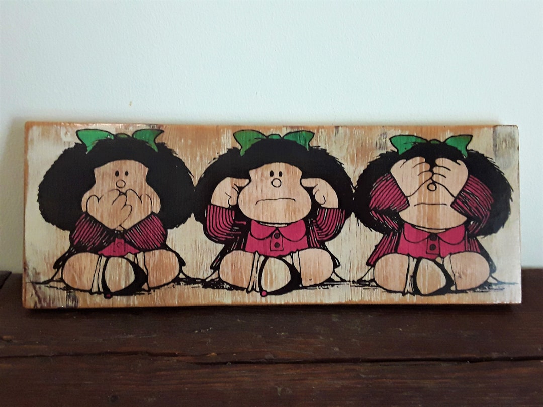 Impresión Mafalda - Quino Arte - Regalo - Cartel - Dibujos Animados - Etsy