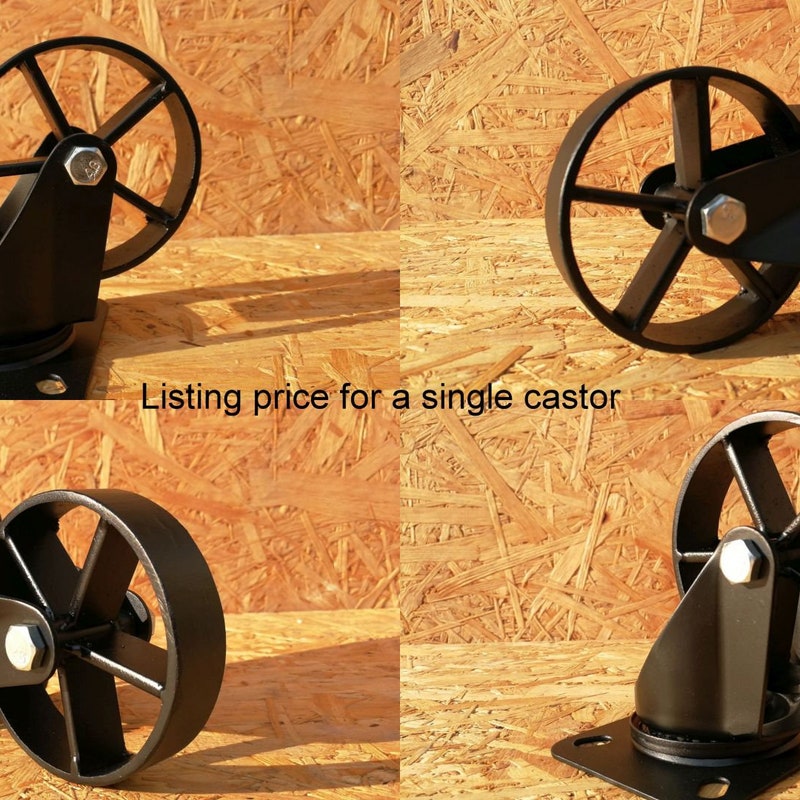 Cast Iron Casters - Etsy