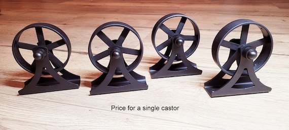 Industrial Furniture Metal Castors Casters Caster Wheel Coffee Table Wheels Vintage 9 Cm Black Star T2 Etsy Canada