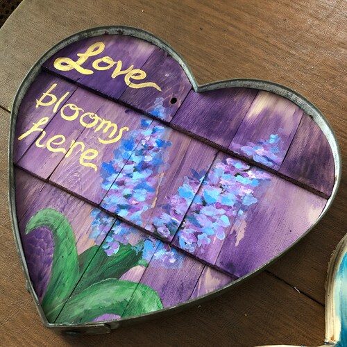 Wine Barrel Spinner Heart - Etsy