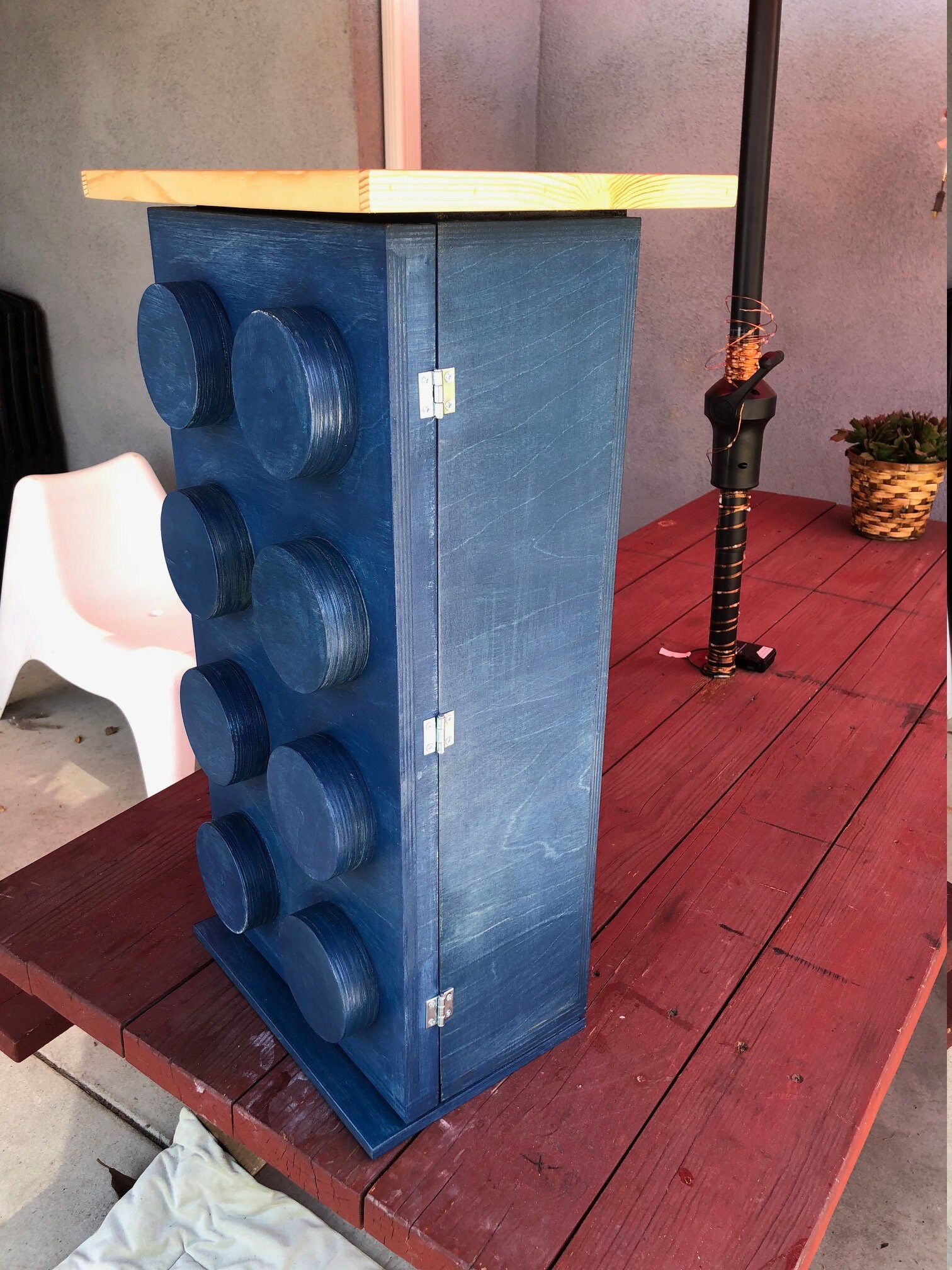 Building Block Side Table / Nightstand - Etsy