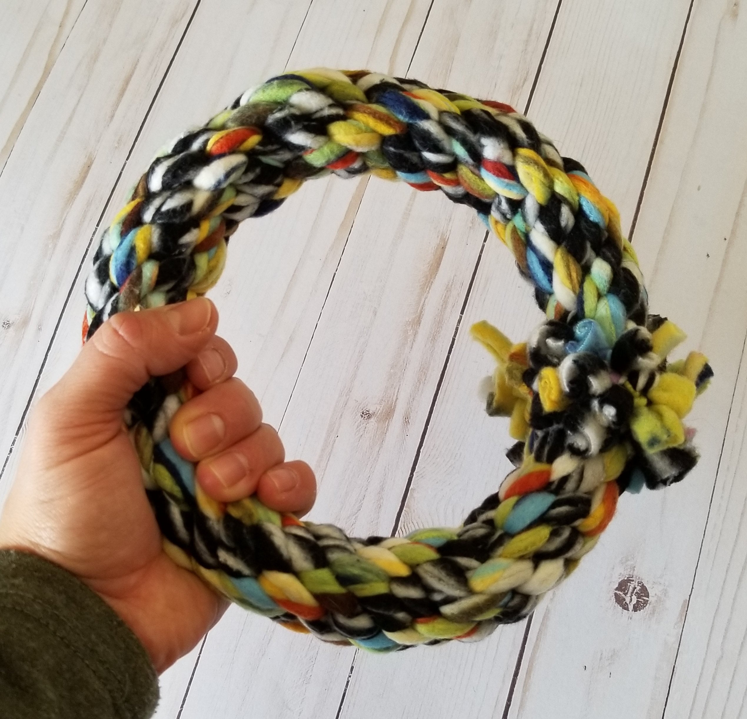 Dog Tug Ring Durable Dog Toy Strong Dog Ring Frisbee Ring - Etsy España