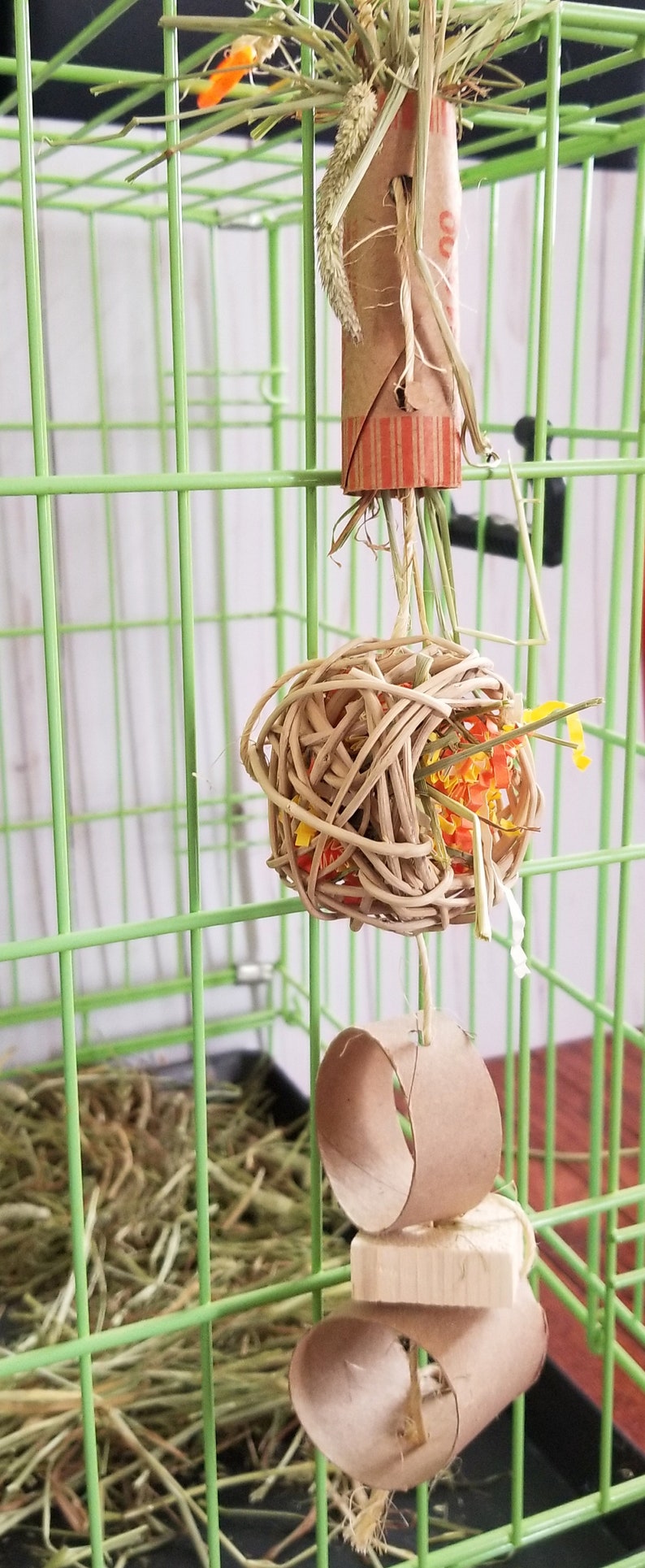 Foraging Toys Edible Toys for Bunnies Small Animal Lovers | Etsy