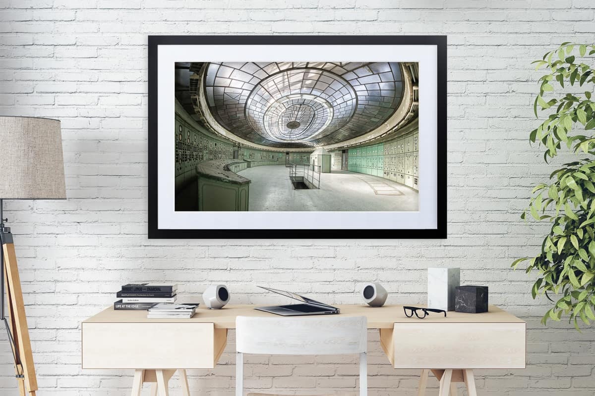 Art Deco Powerplant Control Room, Hungary Framed/unframed Fine Art ...
