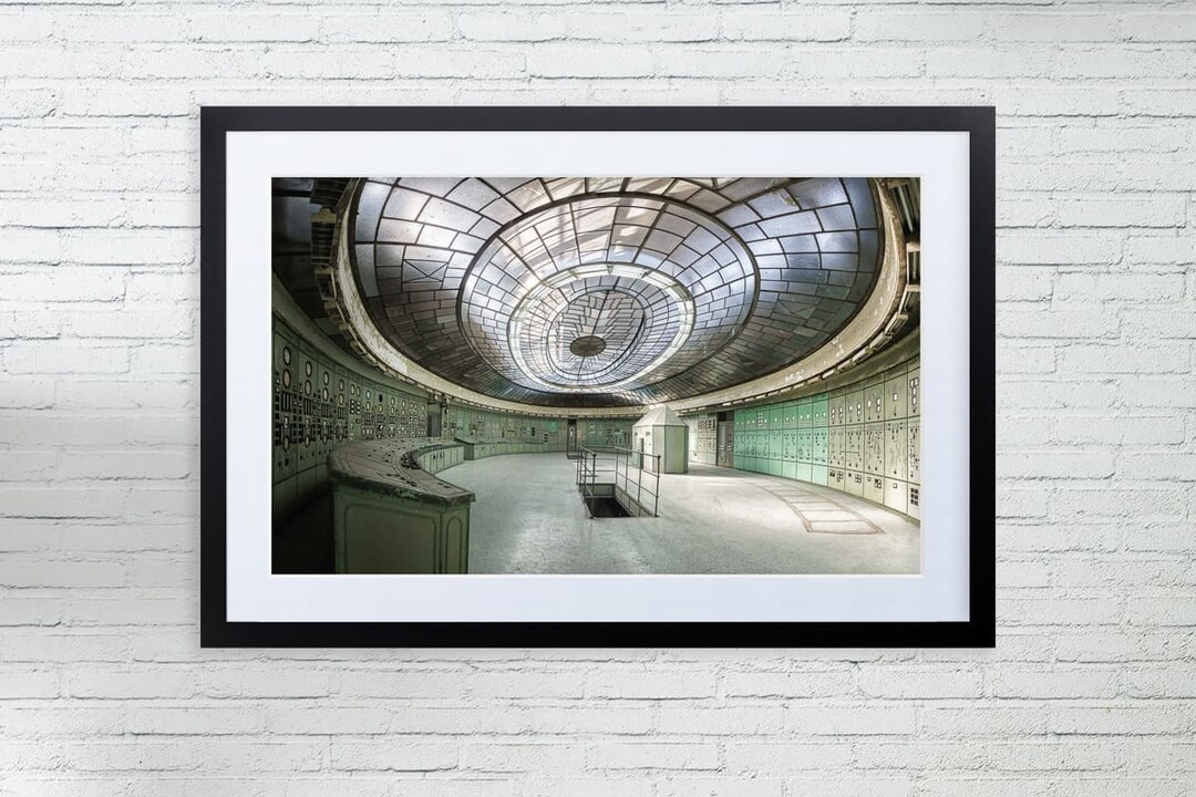 Art Deco Powerplant Control Room, Hungary - Framed/unframed Fine Art ...