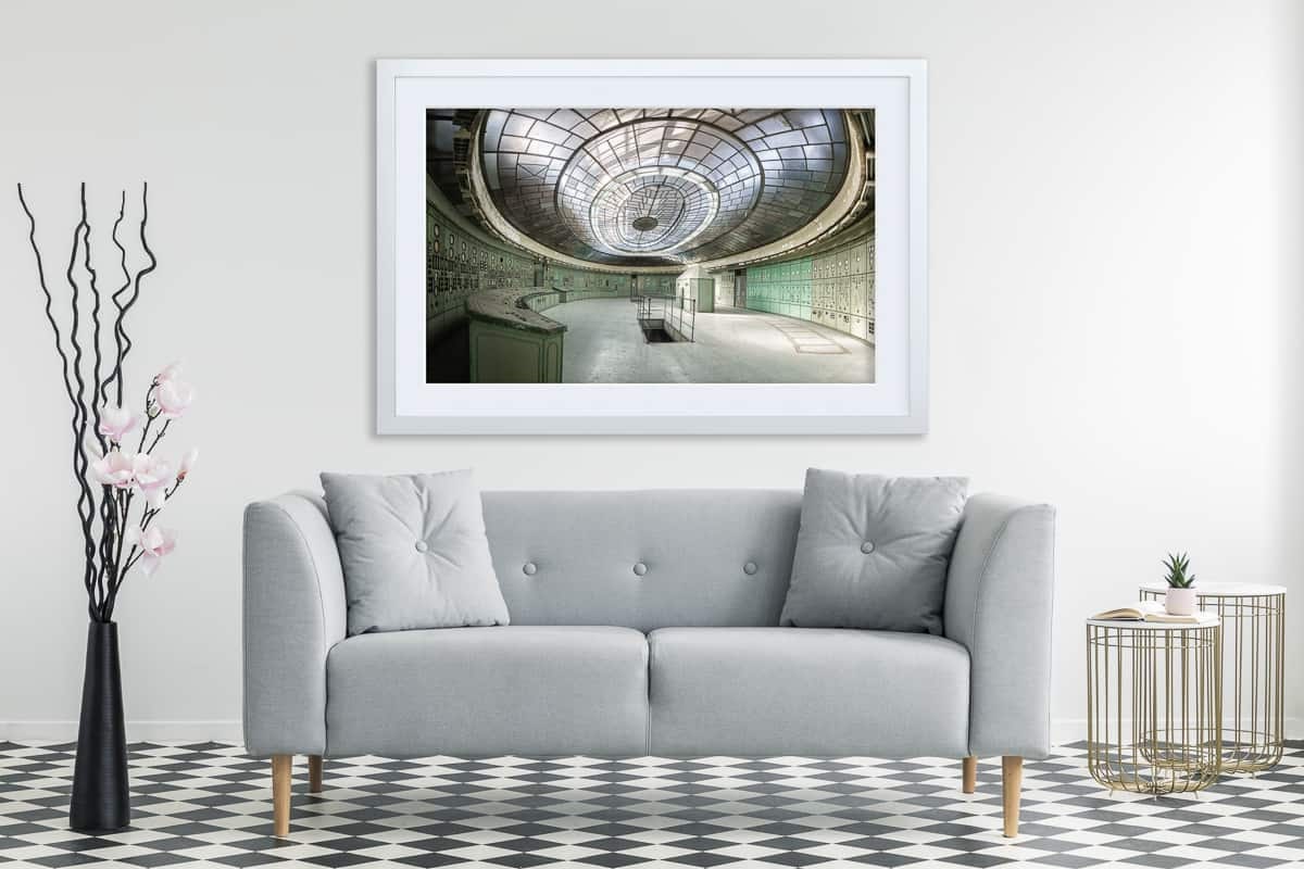 Art Deco Powerplant Control Room, Hungary Framed/unframed Fine Art ...