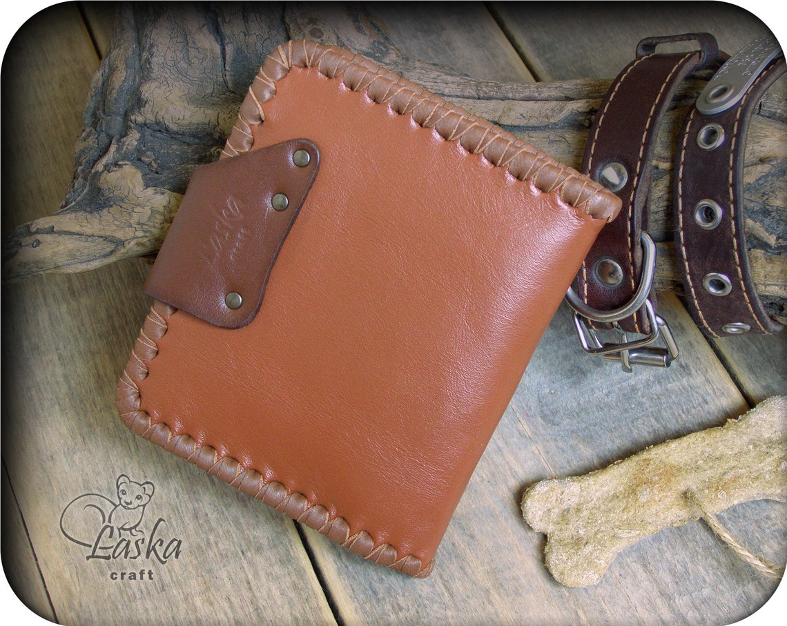 Dachshund Painting Leather Wallet Custom Dog Portrait Pet - Etsy