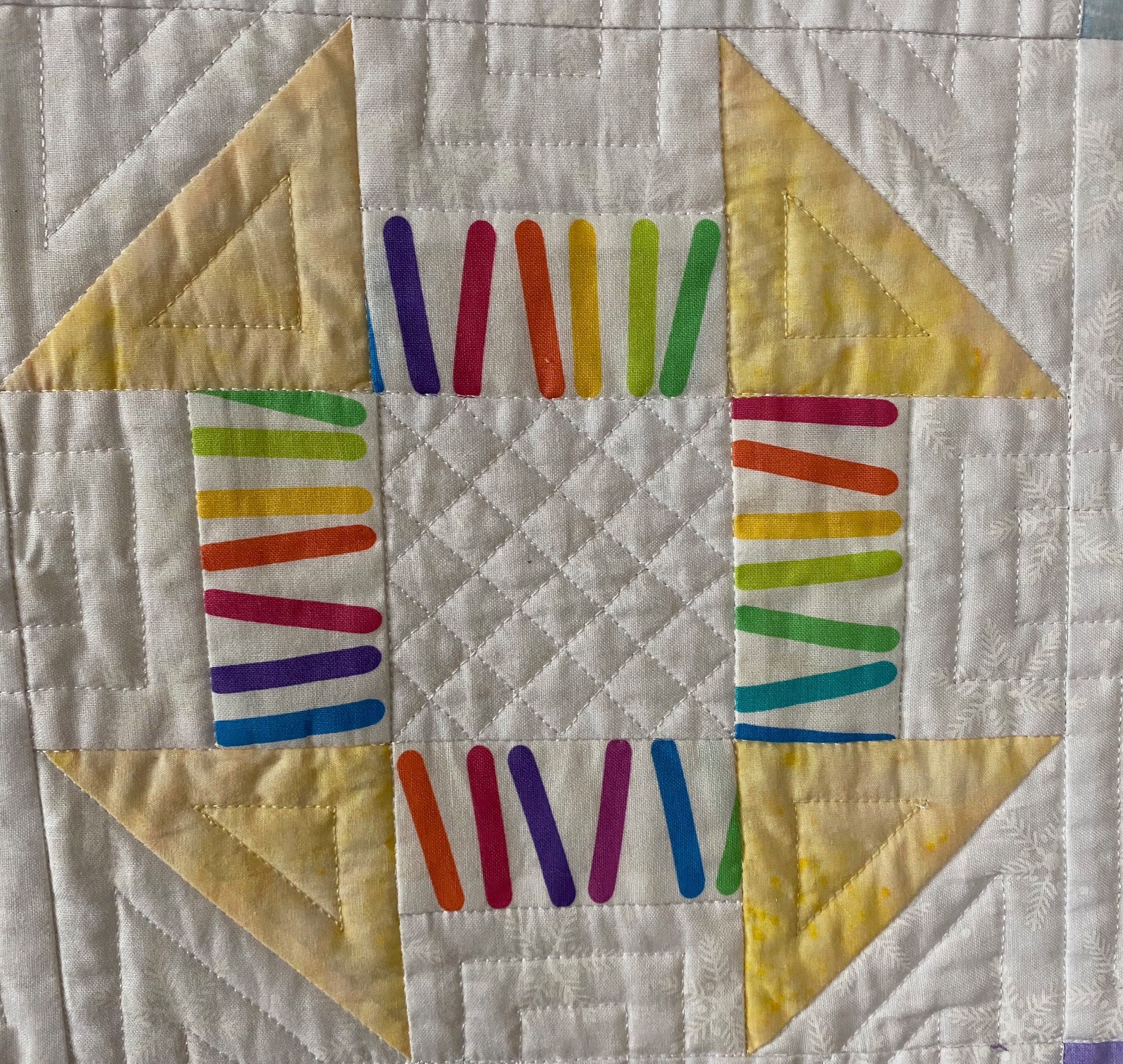 Baby Quilt, Quilted Throw, Lap Robe, Churn Dash, Pastel, Modern - Etsy
