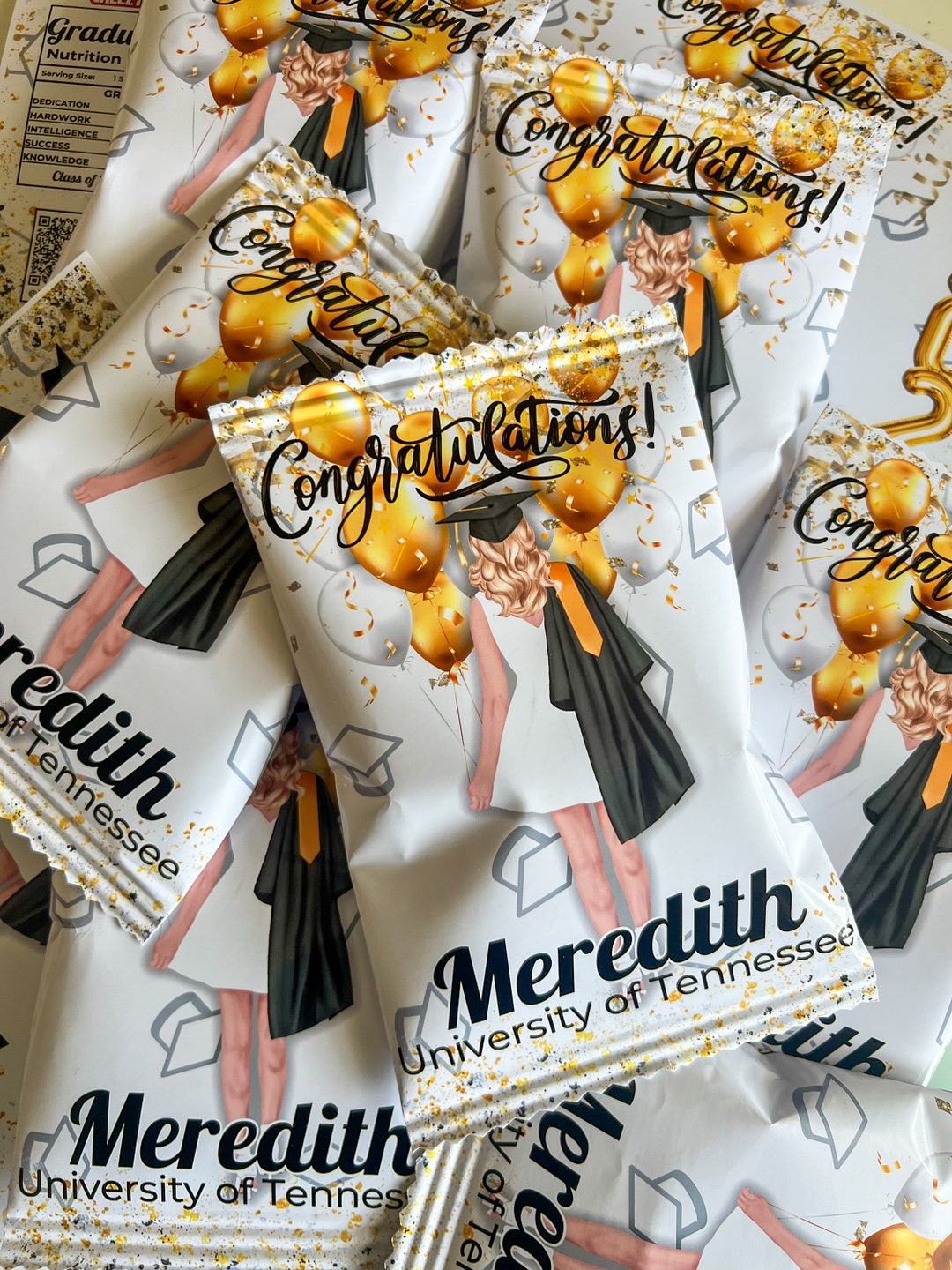 Personalized Graduation Chip Bags | Graduation Favors | Custom ...