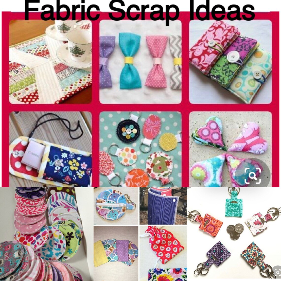 4oz Fabric Scrap Bags Satin Scrap Bags Scrap Bags Grab | Etsy