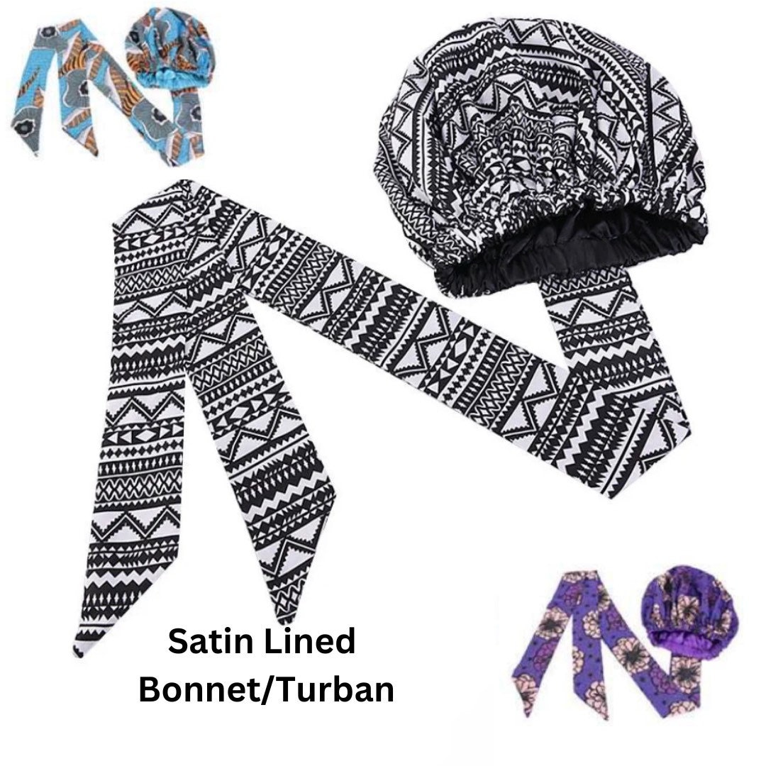 Luxury Adult Satin Turban | Adult Turban | Satin Lined Turban | Turban ...