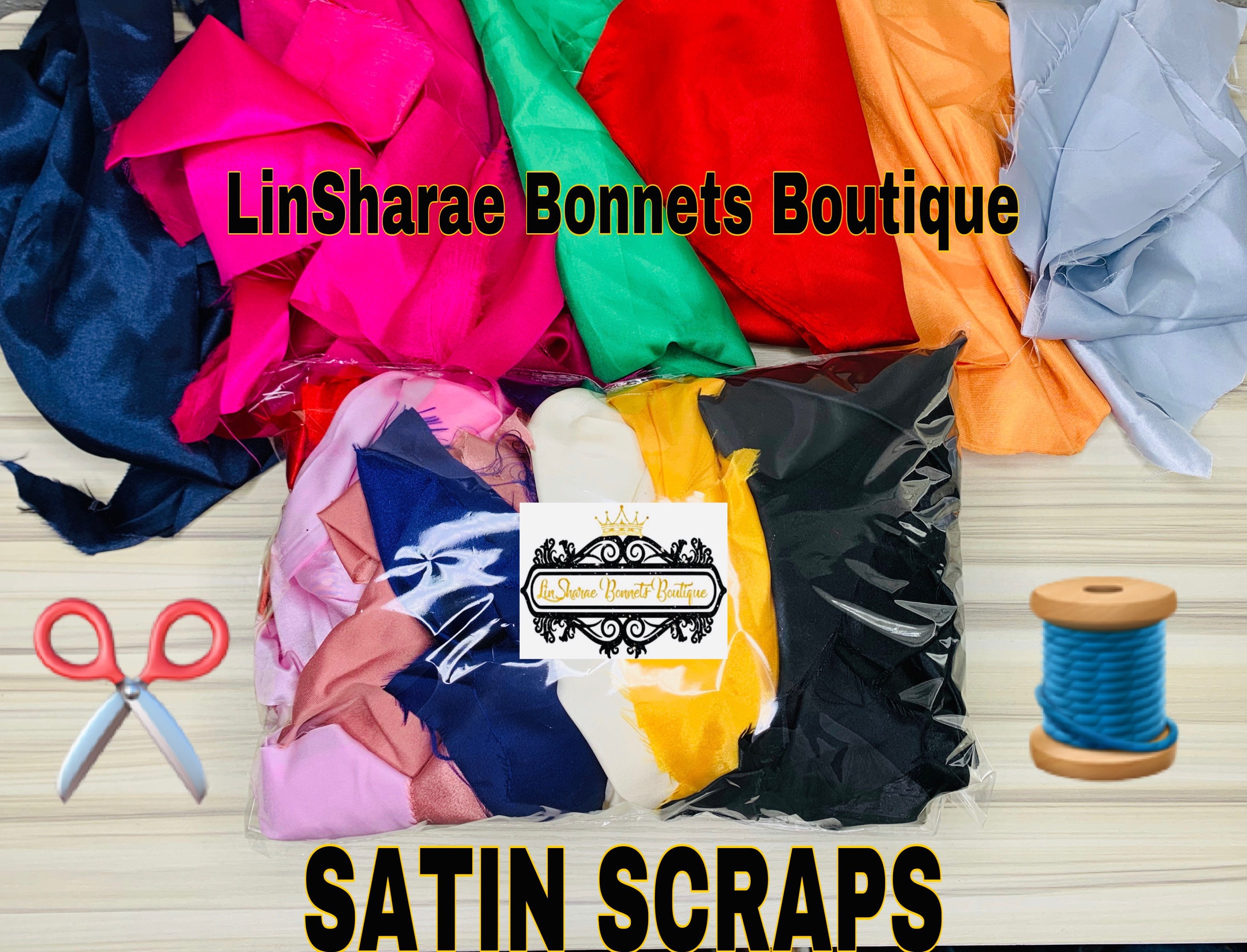 4oz | Fabric Scrap Bags | Satin Scrap Bags | Scrap Bags | Grab Bags ...