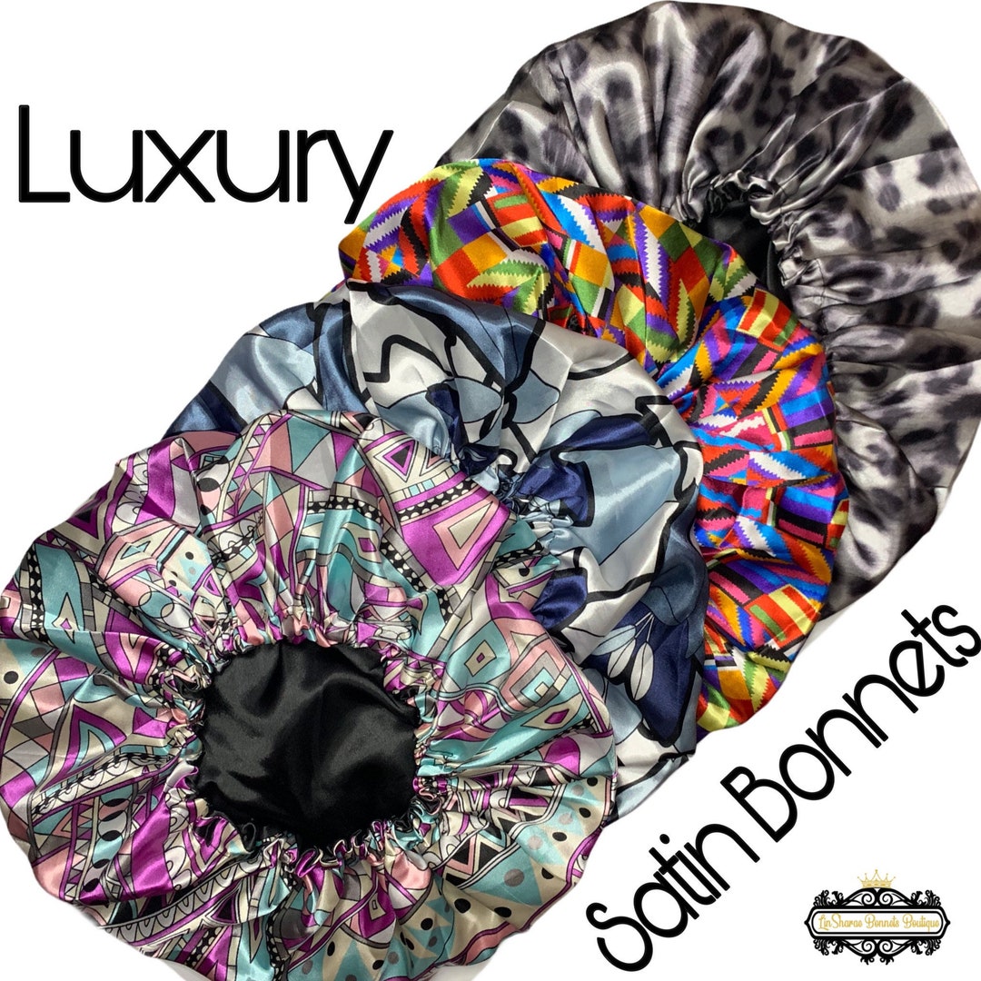 Premium Satin Bonnets | Luxury Satin Bonnets | Adult Satin Bonnets ...