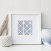Modern Tiles Cross Stitch, Set of Four Individual Designs. 2 - Etsy