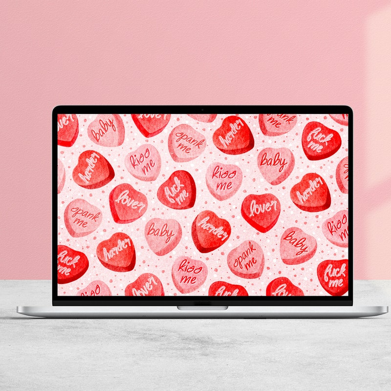Preppy Heart Wallpaper - Etsy