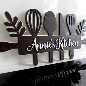 Custom Wood Sign for Kitchen, Kitchen Wood Sign, Personalized Kitchen ...