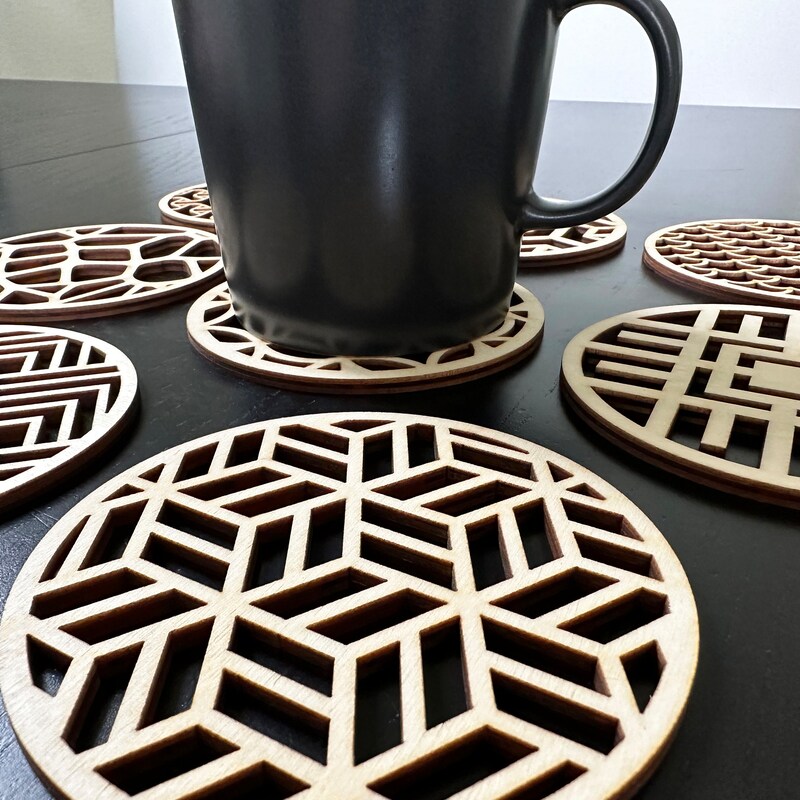 Geometric Coasters - Etsy UK